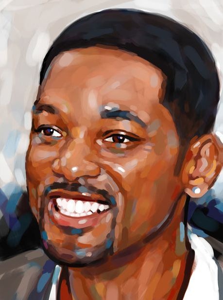 Kyle Lambert's iPad Portraits of Celebrities | Amusing Planet